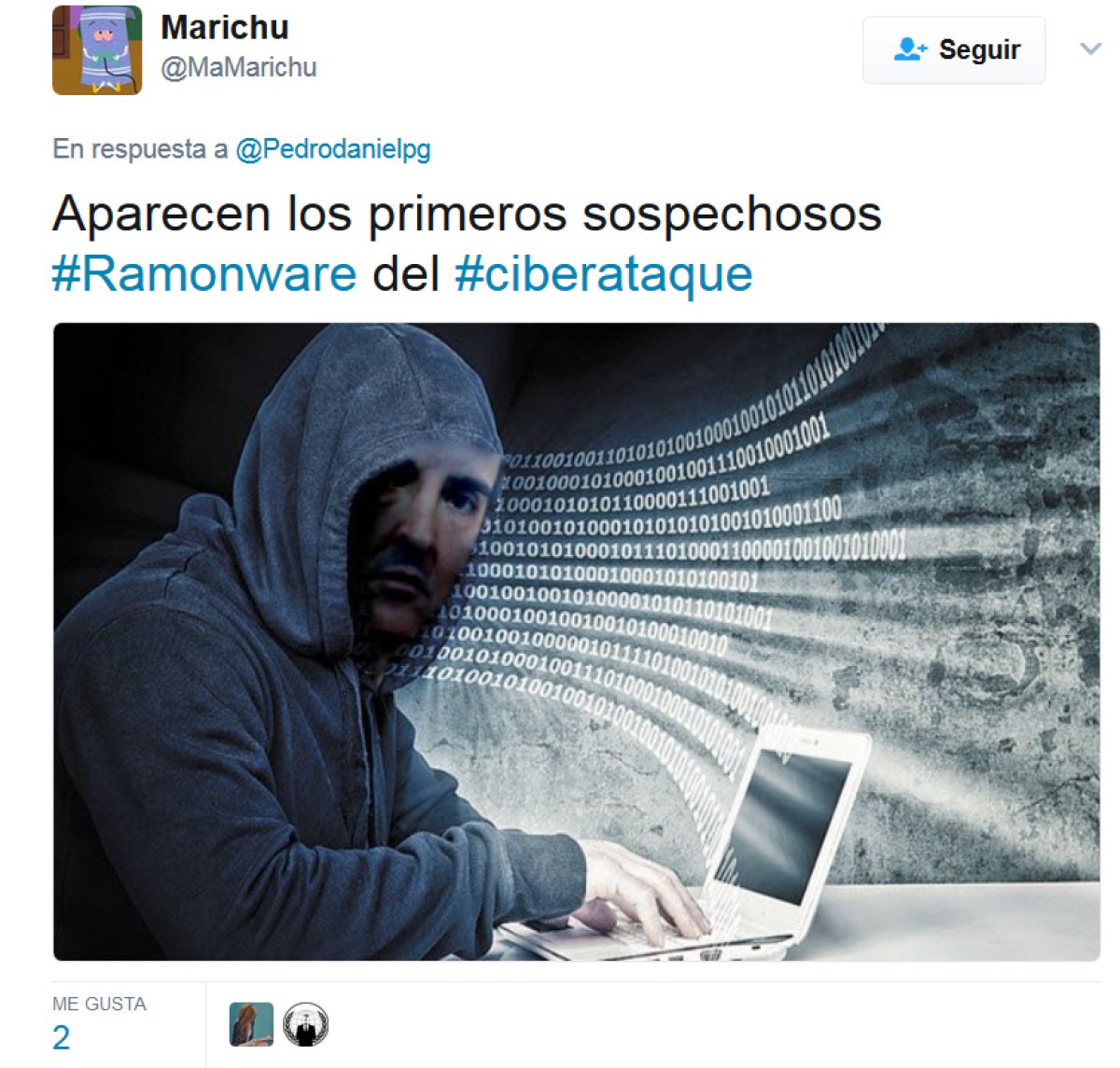Los principales memes del ataque informático y el 'Ramonware ...