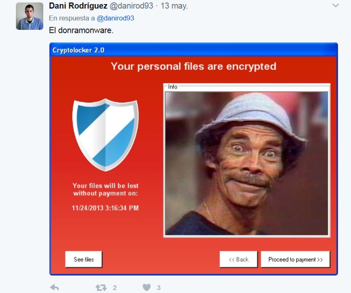 Los principales memes del ataque informático y el 'Ramonware ...