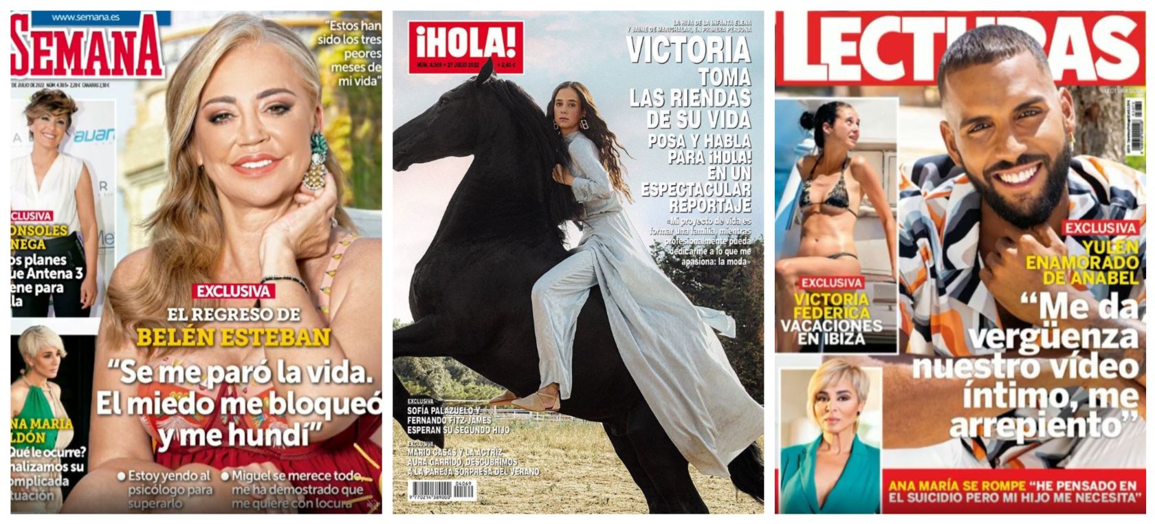 Estas son las portadas de las revistas del corazón de hoy miércoles 20 ...