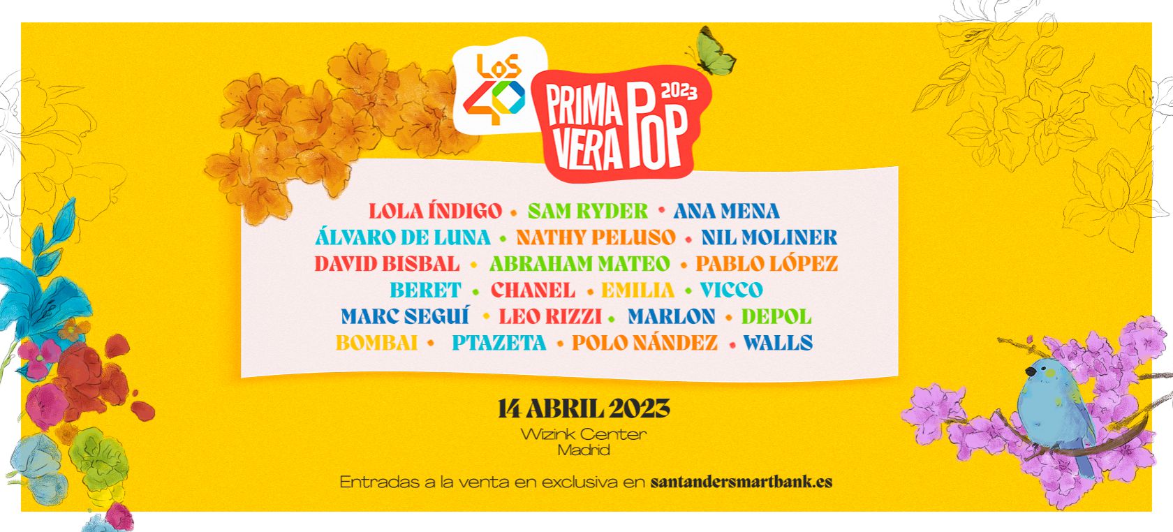 LOS40 Primavera Pop 2023: Nathy Peluso, Chanel, Emilia y Ptazeta ...