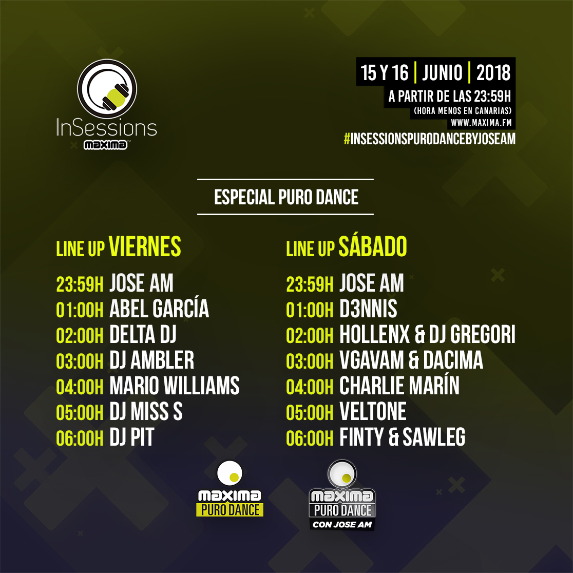 Puro Dance con Jose AM y Play Trance en In Sessions Maxima | LOS40 ...